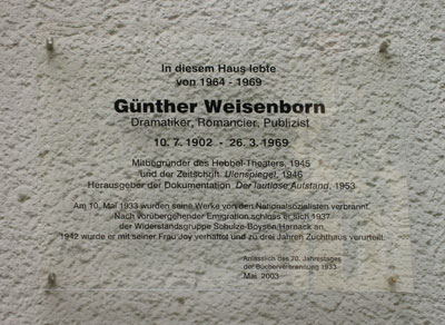 Günther und Joy Weisenborn